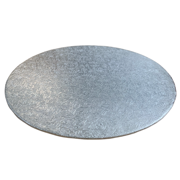 Round Single Thick Cake Board Card Silver - All Sizes – Forever Party