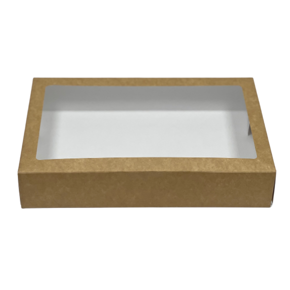 100 x Large Kraft Tray Bake Box – Forever Party