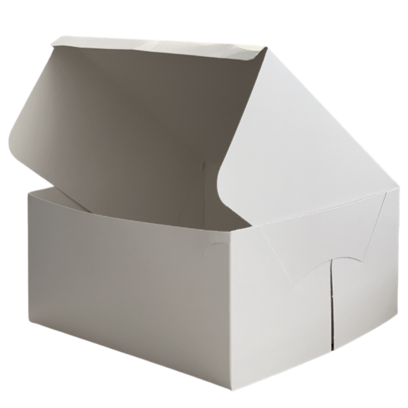 Folding Cake Box White – Forever Party